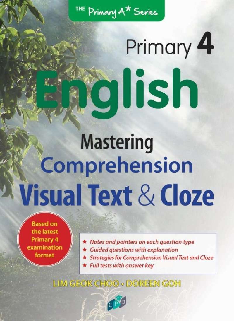 Promo Primary 4 English: Mastering Comprehension Visual Text and Cloze ...