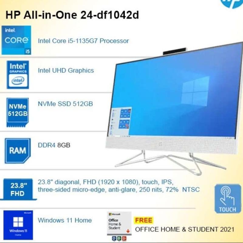 Promo HP All-in-One 24-df1042d i5-1135G7 8GB 512GB 23.8FHD Win11+OHS ...