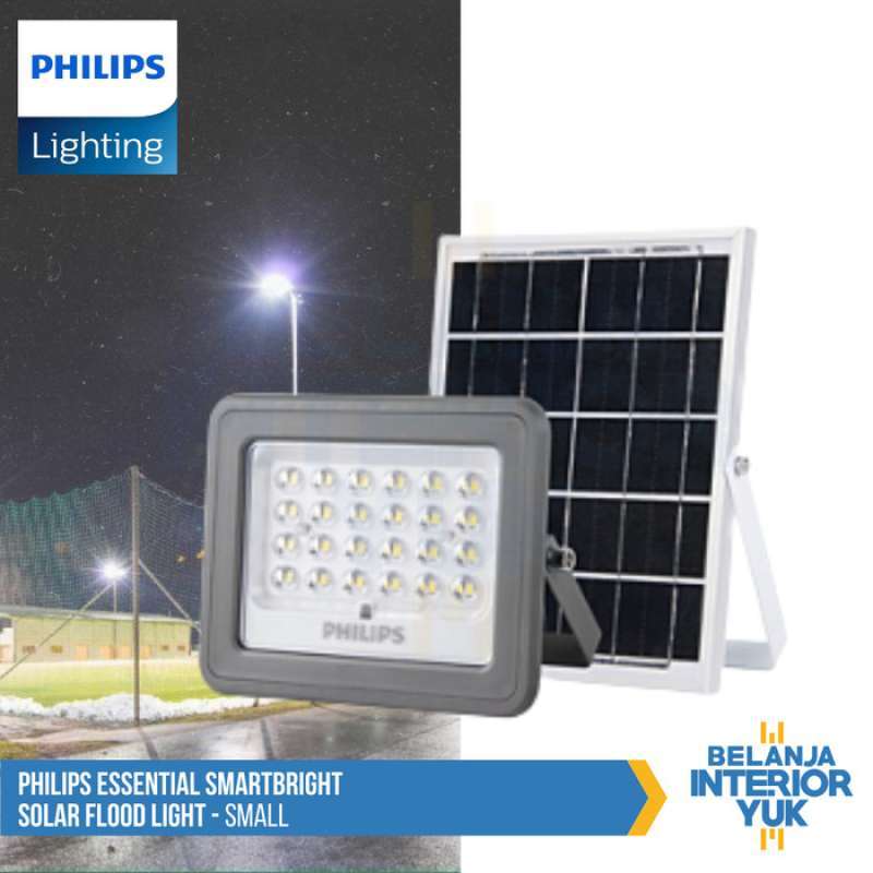 Promo Philips Essential Smartbright Solar Flood Light Small 4watt ...