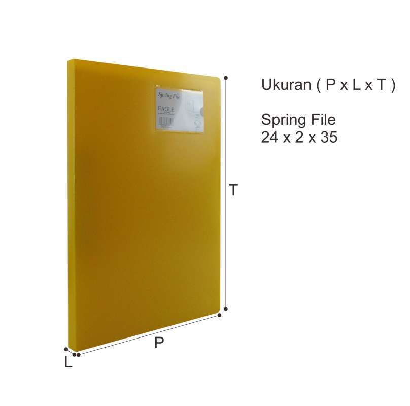 Promo Eagle Files Spring File Folio Map Plastik Map Snelhecter - Merah ...