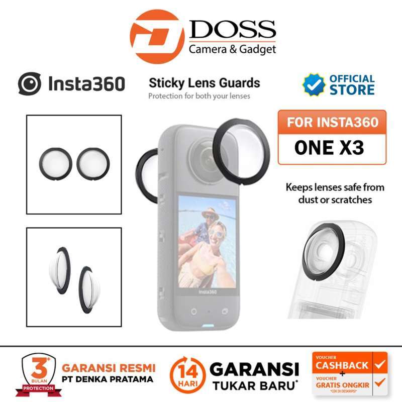 Jual Insta360 One X3 Sticky Lensguard / Insta 360 One X3 Sticky Lens Guard Di Seller Doss Jogja ...