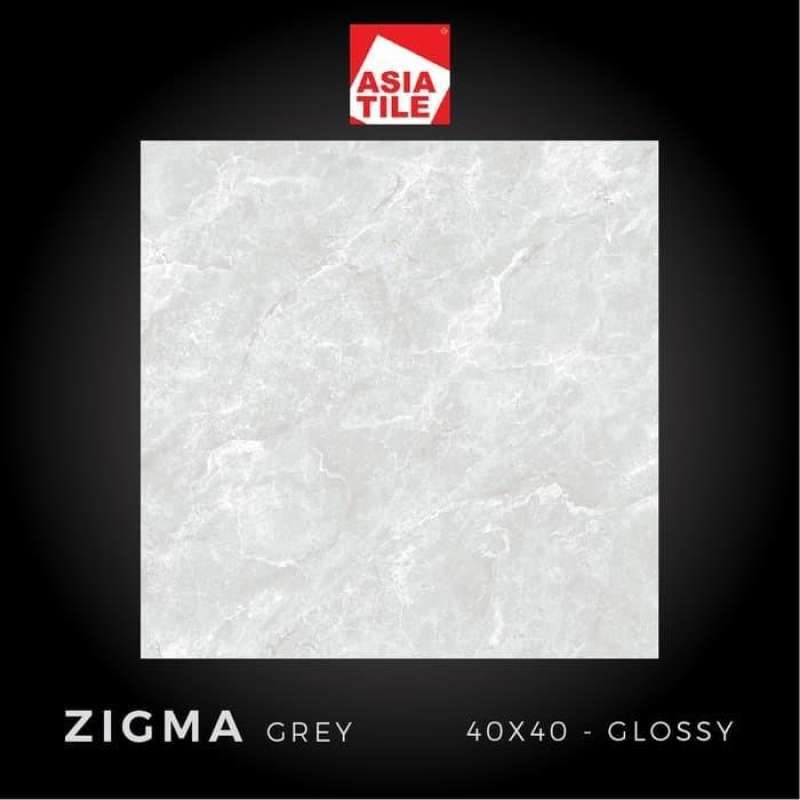 Jual Keramik Lantai Asia Tile Zigma Grey 40x40 Di Seller Ajbs Bahan ...