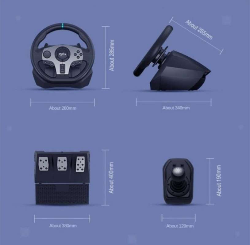 Jual Stir PXN V9 Steering Wheel Plus Clutch Shifter Sejenis Logitech ...