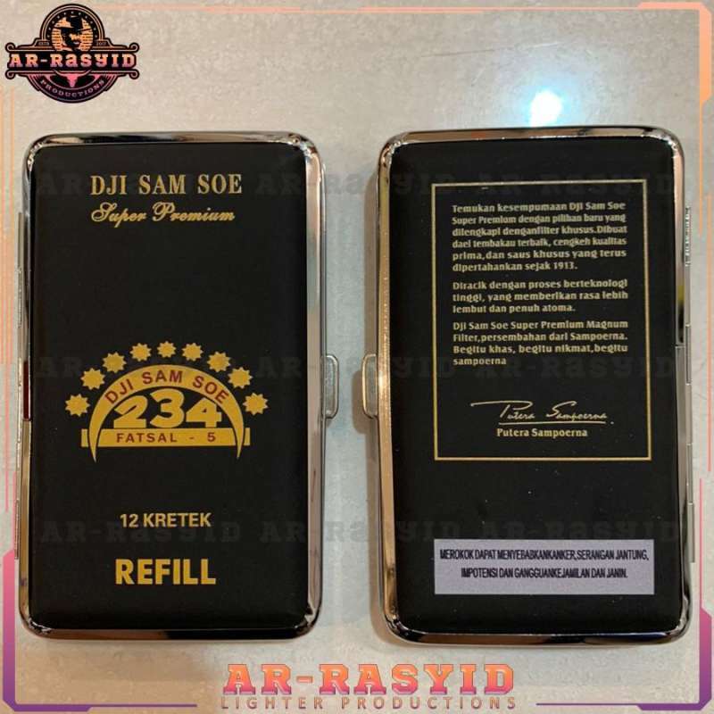 Jual Tempat Kotak Rokok Kaleng Motif Dji Sam Soe Refill di Seller Ar ...