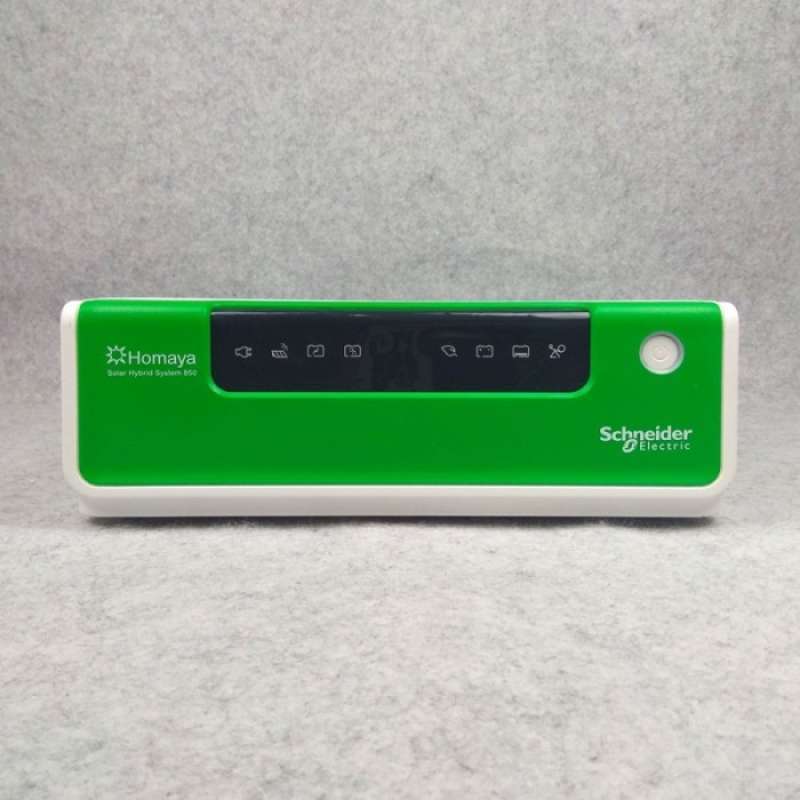 Promo SCHNEIDER HOMAYA 850VA/12V INVERTER UPS SOLAR PANEL PURE SINE ...