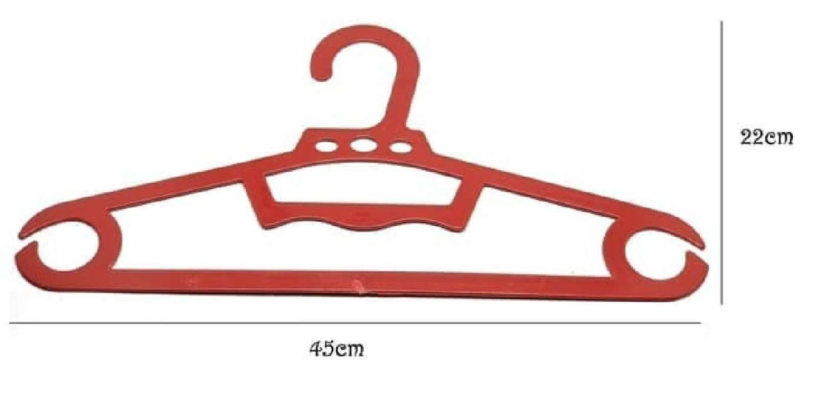 Jual Gantungan Baju Hanger Ginza Merah 12pcs Di Seller Ptprabot ...