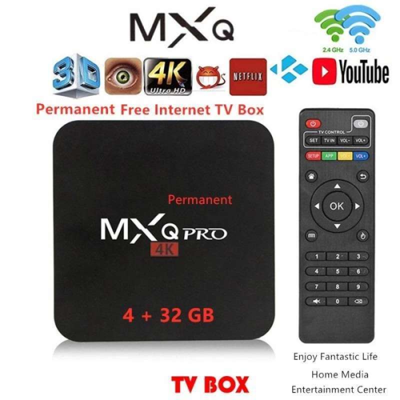 Jual Android Tv Box 4+32gb & 8+64gb Mxq Pro 4k Smart Internet Tv Free ...