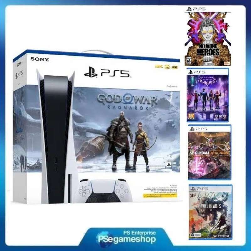 Promo Ps5 Console Disk Bundle God Of War Ragnarok Diskon 4% Di Seller Psegameshop Official Store ...