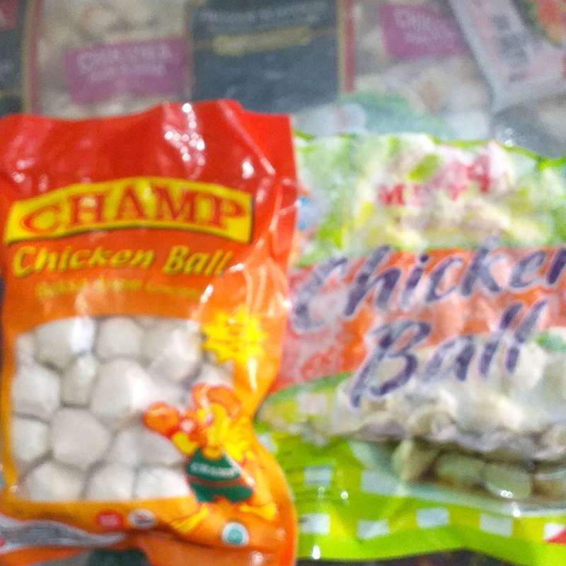 Jual bundling bakso champ 500 gr + bakso chicken ball mb 500 gr di ...