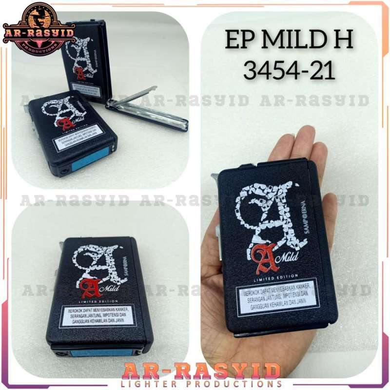 Jual Tempat Kotak Rokok Korek Api Bara Gas RAI Lighter Sampoerna Mild ...