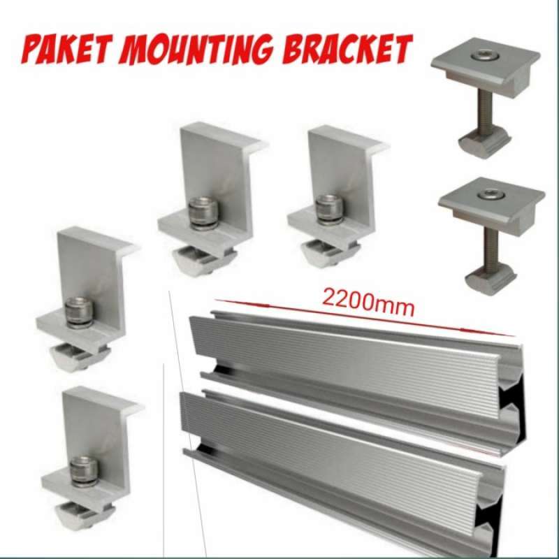 Promo Paket Mounting Bracket Panel Surya / Dudukan Panel Surya Diskon ...