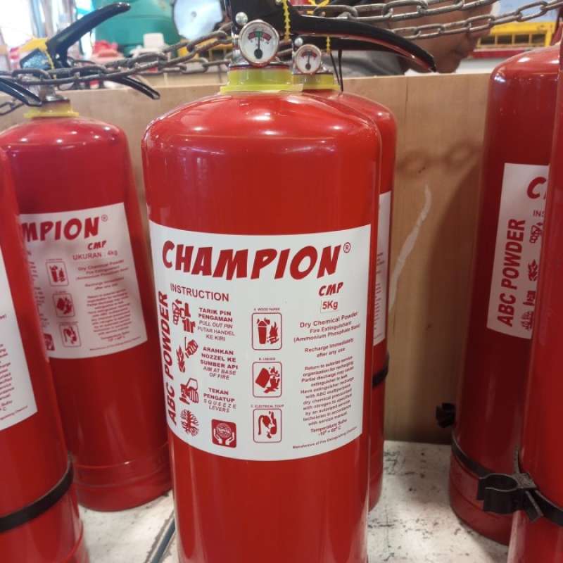 Jual APAR CHAMPIONS 5 KG / TABUNG APAR PEMADAM API RINGAN POWDER di ...