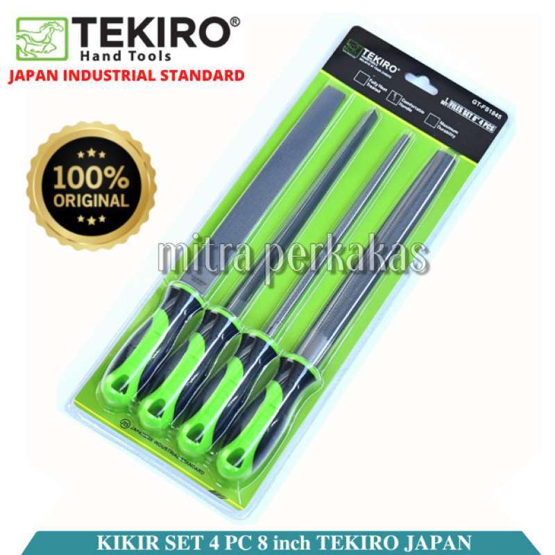 Promo Kikir Besi Set 8 Inchi 4 Pcs Tekiro / Kikir Set Kayu Besi 200mm ...