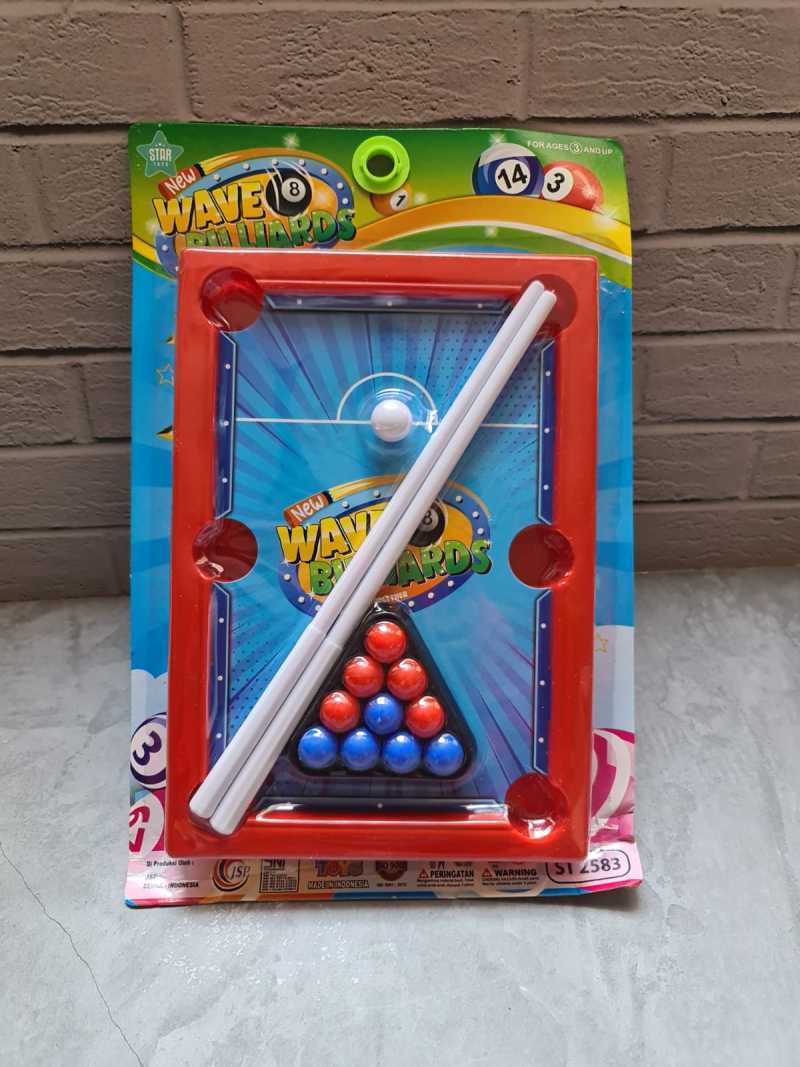 Promo Wave Billiard St 2583 Permainan Papan Meja Billiard Mini Game ...