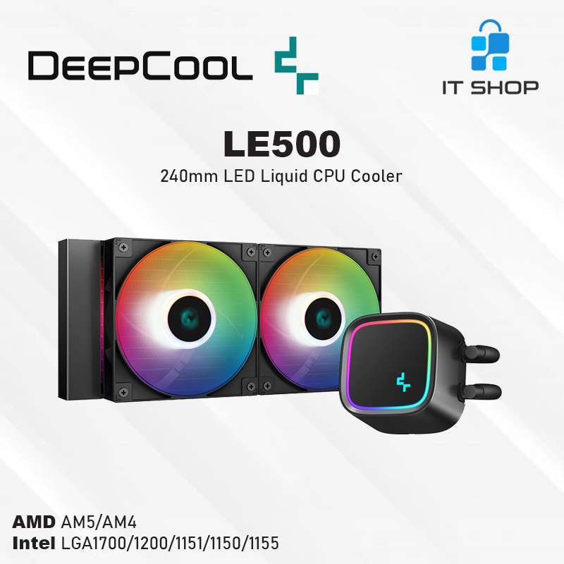 Jual DeepCool LE500 240mm AIO Liquid CPU Cooler Fixed RGB di Seller IT ...