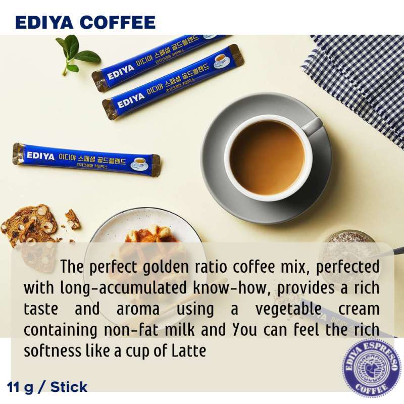 Jual Ediya Special Gold Blend Coffee Mix 100 T X 11.5 G Di Seller ...