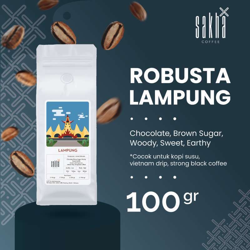 Promo Kopi Robusta Lampung Sumatra Coffee Roast Bean Espresso Beans 100 ...