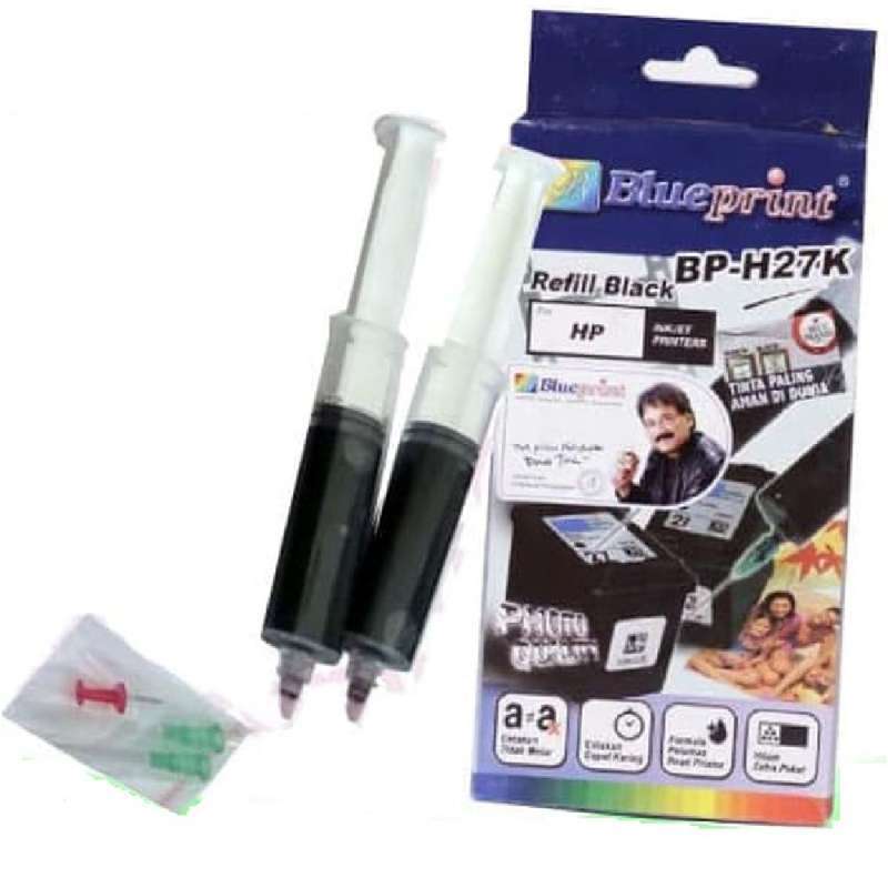 Promo Blueprint H27k Tinta Refill Suntik Printer Hp Black Isi Ulang ...