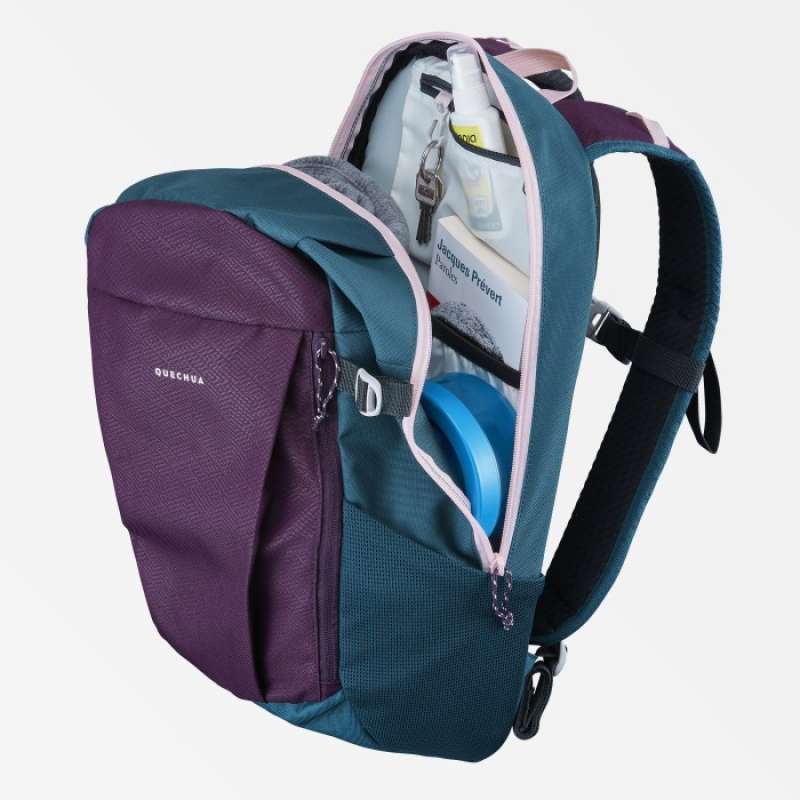 Jual Decathlon Quechua Backpack Nh100 20l Dark Purple - 2663477 Di ...