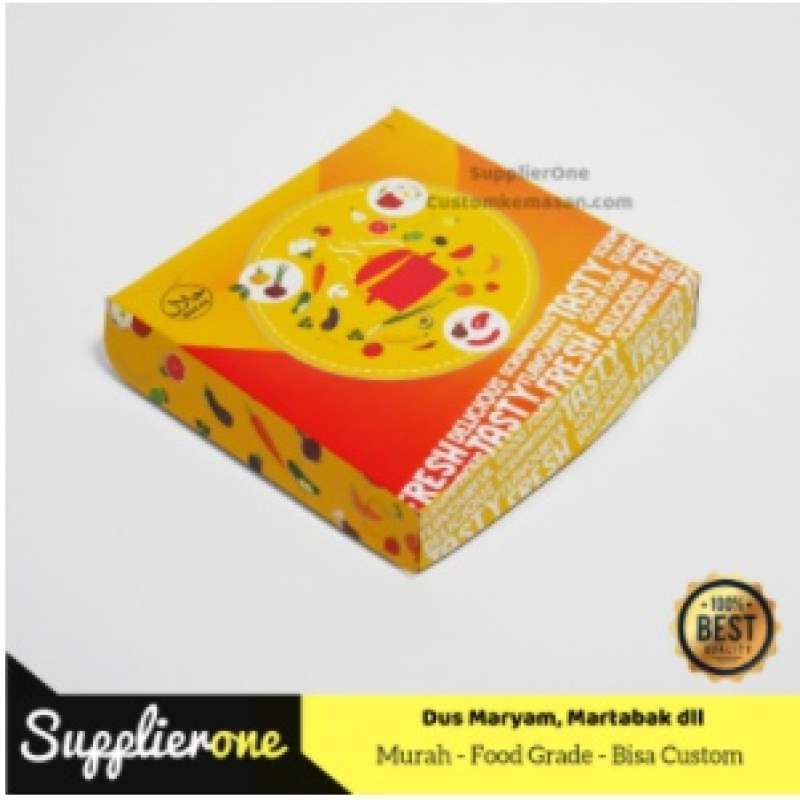 Promo Kotak Roti Canai maryam / Dus Box Kemasan Roti Maryam / Kotak ...