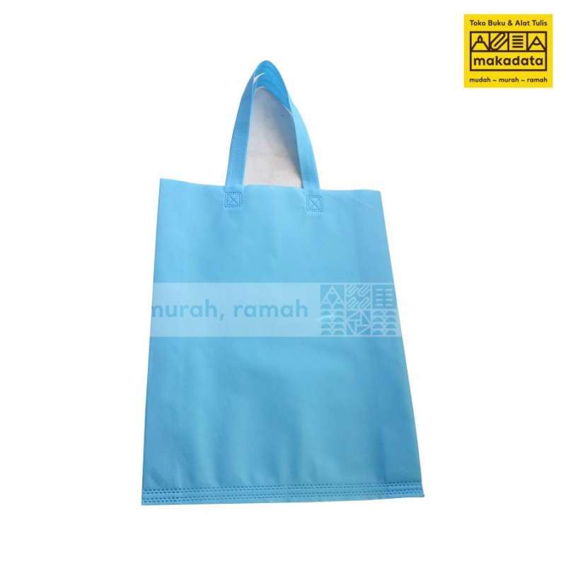 Jual Goodie Bag | Tas Spunbond Warna Biru Muda Polos 40 X 30 Murah Di ...