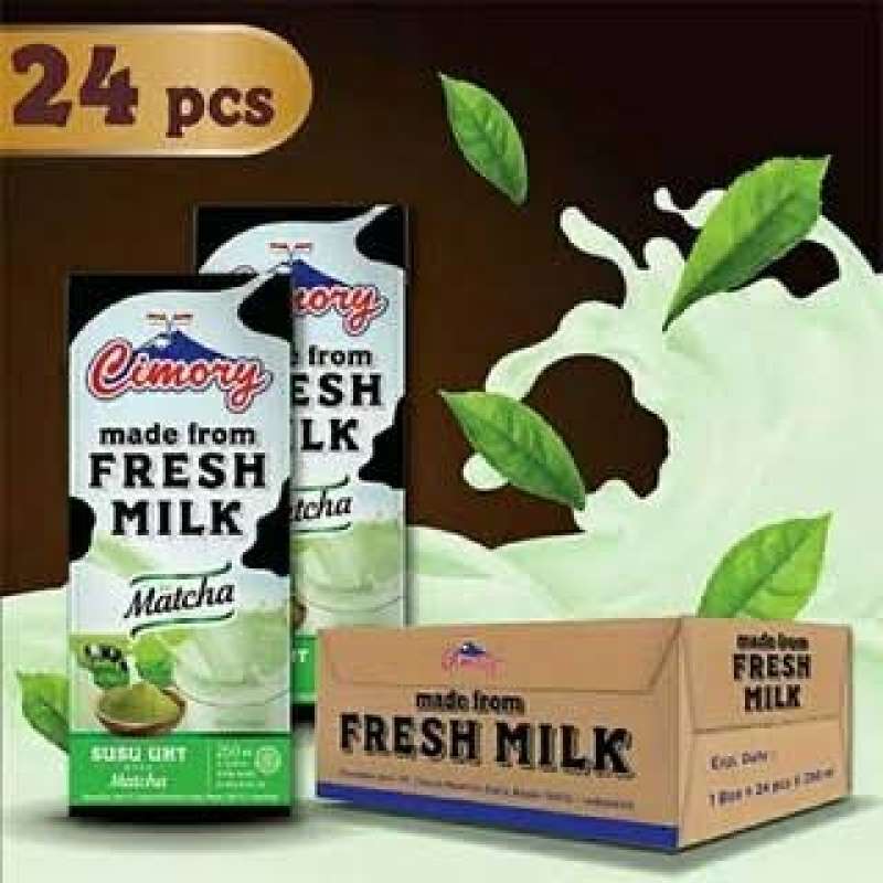 Jual 1 Karton (24 Pcs) Uht Cimory Matcha/greentea Di Seller Gudang ...