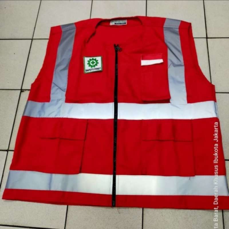 Jual Rompi Safety Victoria Rompi Safety Proyek+logo K3 & Bendera Di ...