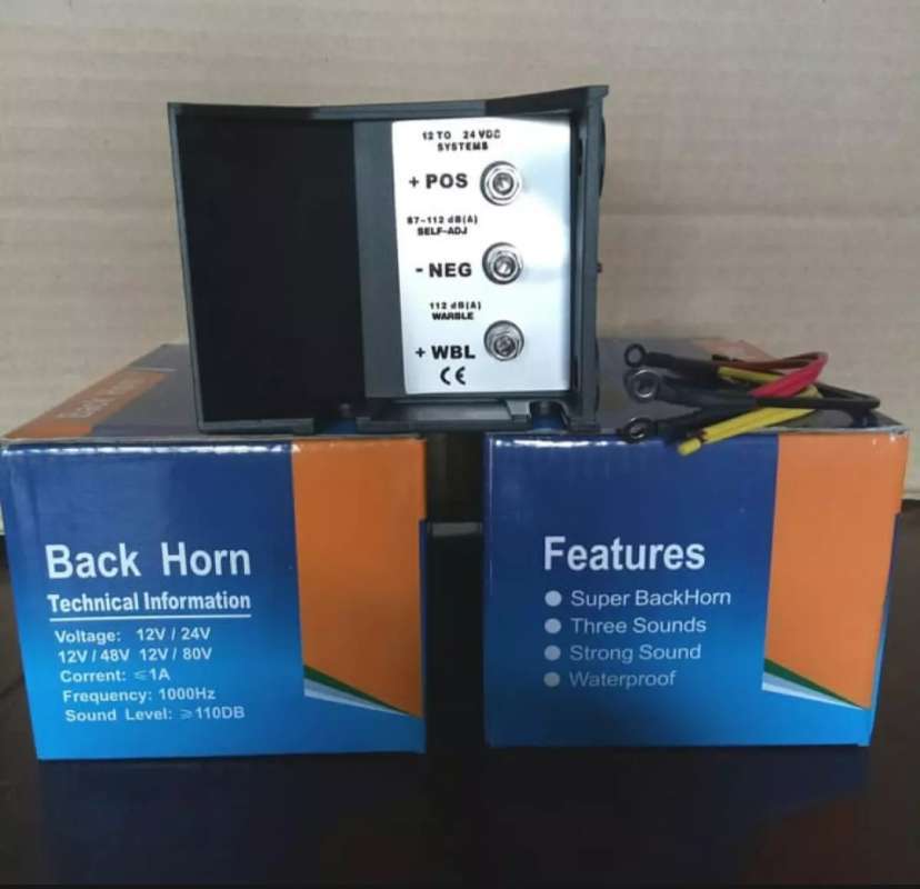 Jual 3 Suara Fungsi Klakson Atret / Back Horn / Alarm Mundur Truck 12v ...