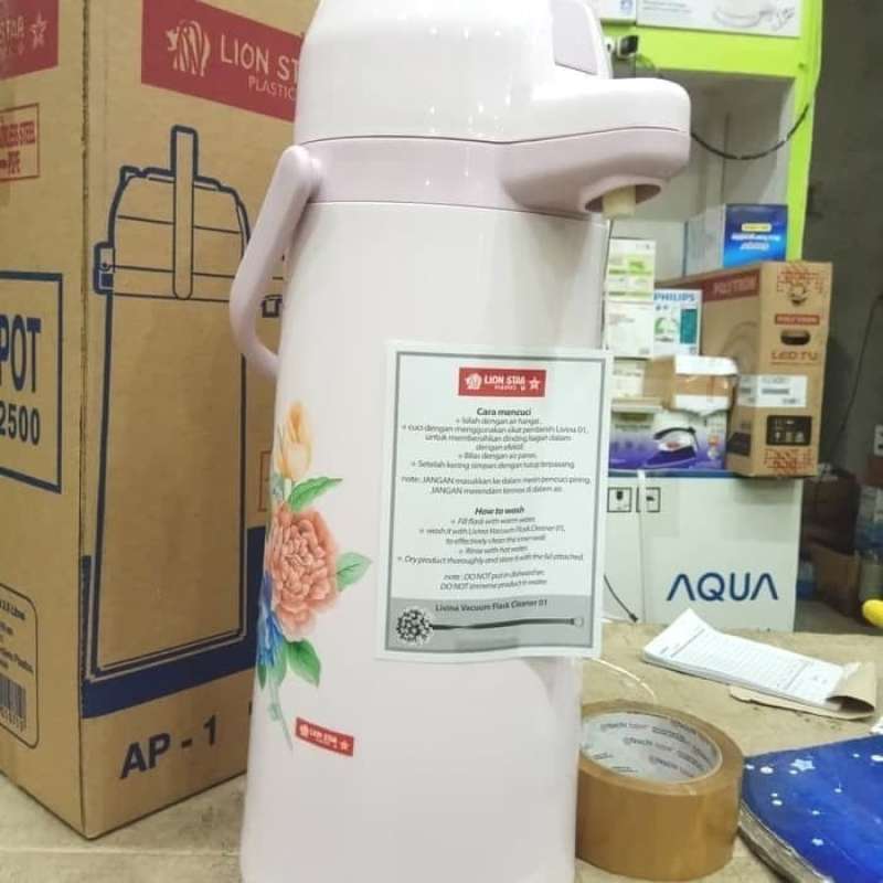 Promo MURAH !! LION STAR AIR POT AP-2500 2,5L TERMOS AIR PANAS POMPA - GTOS Diskon 50% di Seller ...