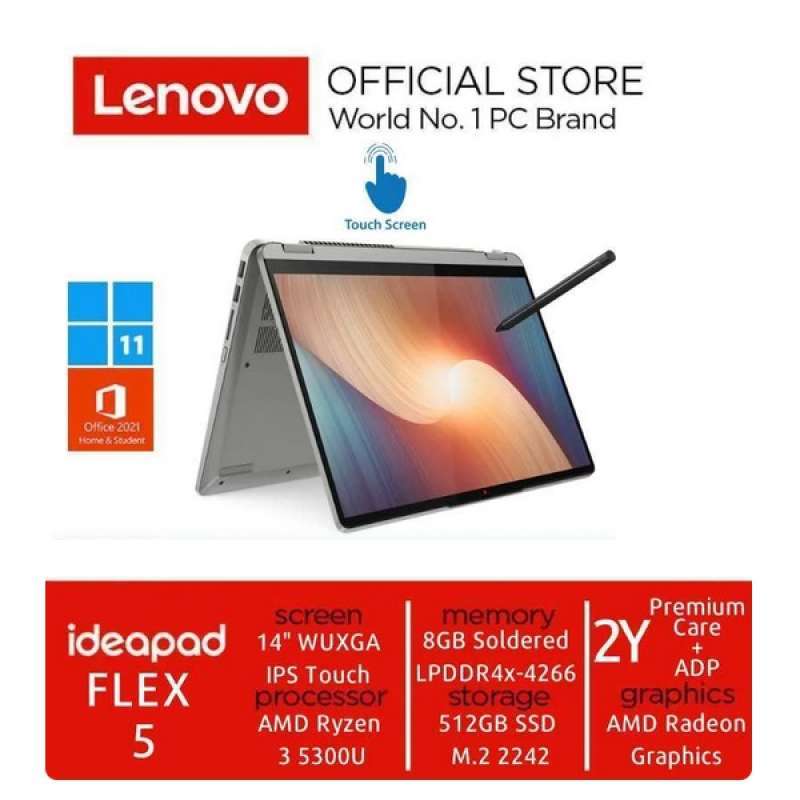 Promo Lenovo IdeaPad Flex ALC R A ID Cloud Grey R U GB GB SSD UMA