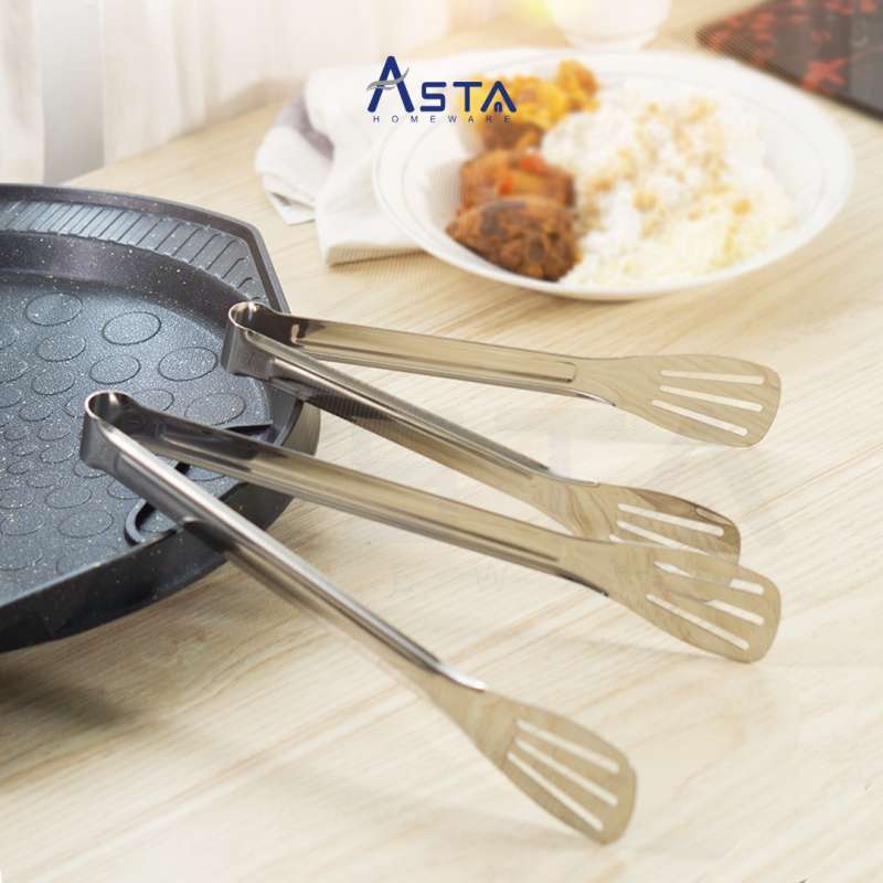 Promo Asta Penjepit Makanan / Capitan Makanan Gorengan / Jepitan Daging ...