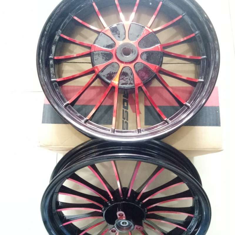 Jual Velg Rossi Tapak Lebar Motor Yamaha Mio Ukuran 215/250 Ring 14 Di ...