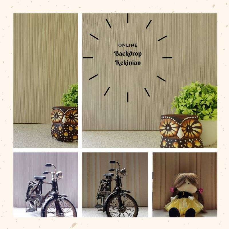 Promo Alas Foto Produk Background Backdrop Fotografi Motif Garis Garis ...