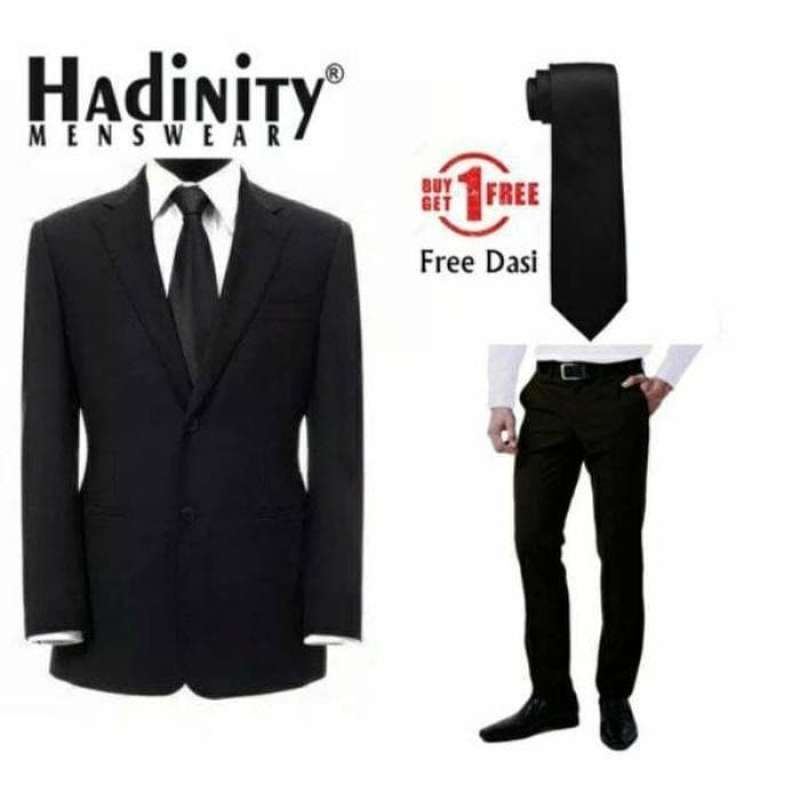Jual SETELAN JAS PRIA CELANA DASI HITAM JAS PRIA SLIMFIT JAS KERJA ...