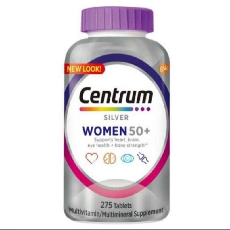 Promo (ORIGINAL) centrum silver women 50+ multivitamin 275.tablet EXP ...