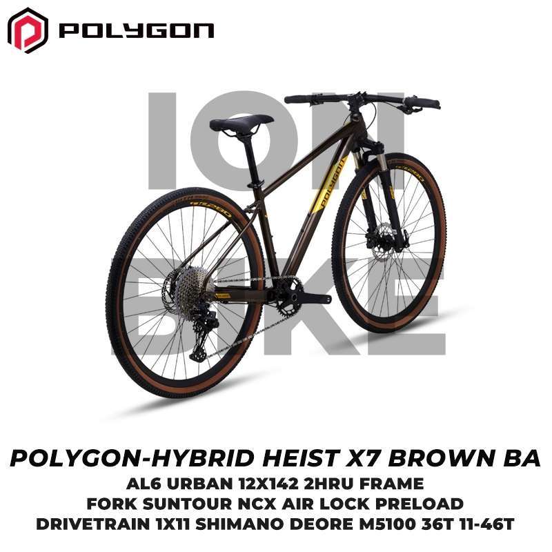 Jual Sepeda Hybrid Polygon Heist X7 700c 700 Urban Cross Terbaru Alloy ...