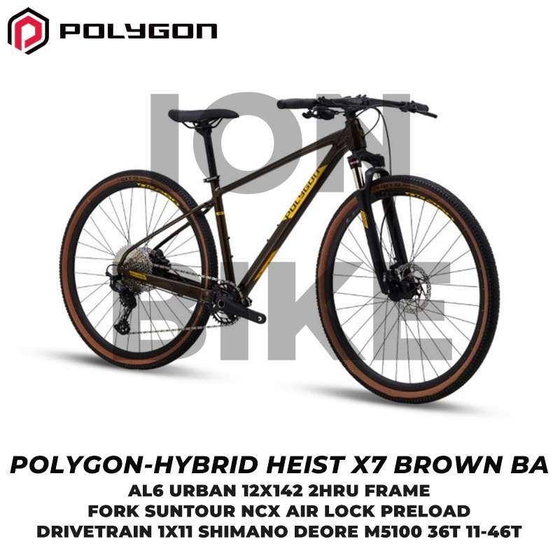 Jual Sepeda Hybrid Polygon Heist X7 700c 700 Urban Cross Terbaru Alloy ...