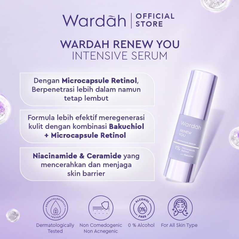 Promo Wardah Renew You Intensive Serum With Bakuchiol, Retinol ...