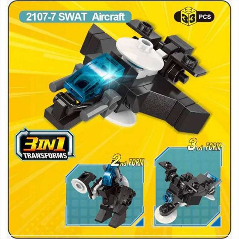 Promo Qman Fire Swat 3in1 Swat Aircraft 2107-7 Diskon 21% Di Seller Cupliss Official Store ...