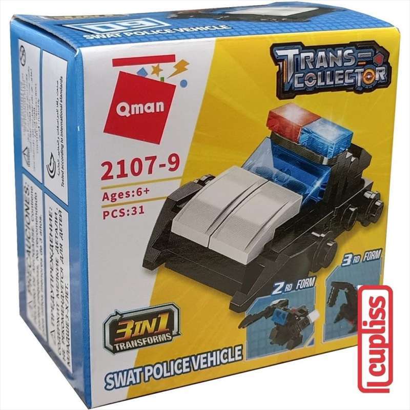 Jual QMAN Fire Swat 3in1 SWAT Police Vehicle 2107-9 di Seller Cupliss KelapaGading Official ...