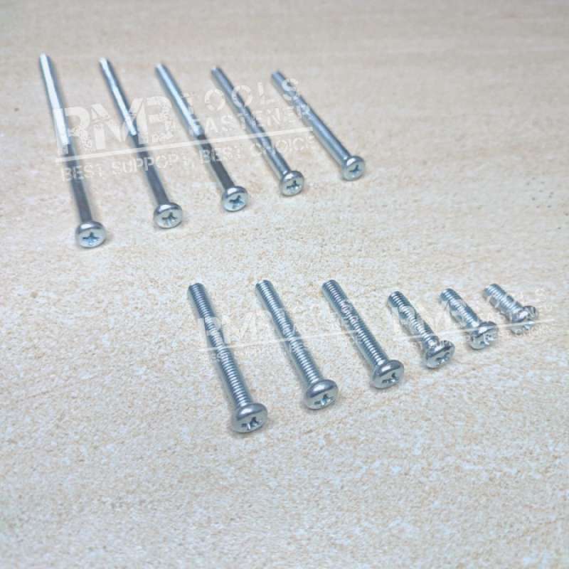 Jual M8x20 Baut Jp Pentol Pan Machine Screw Obeng Plus Galvanis M8 Di Seller Rmbtools Fastener ...