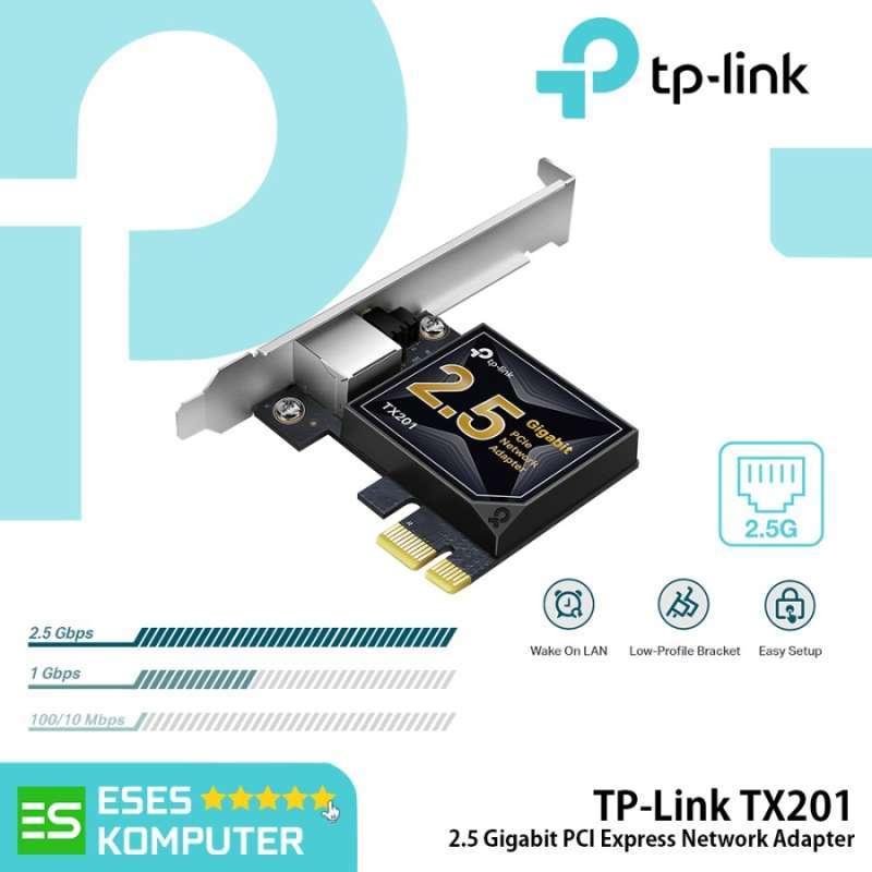 Jual Lan Card Tp-link Tx201 2.5 Gigabit 2.5g Pcie Network Adapter Di ...