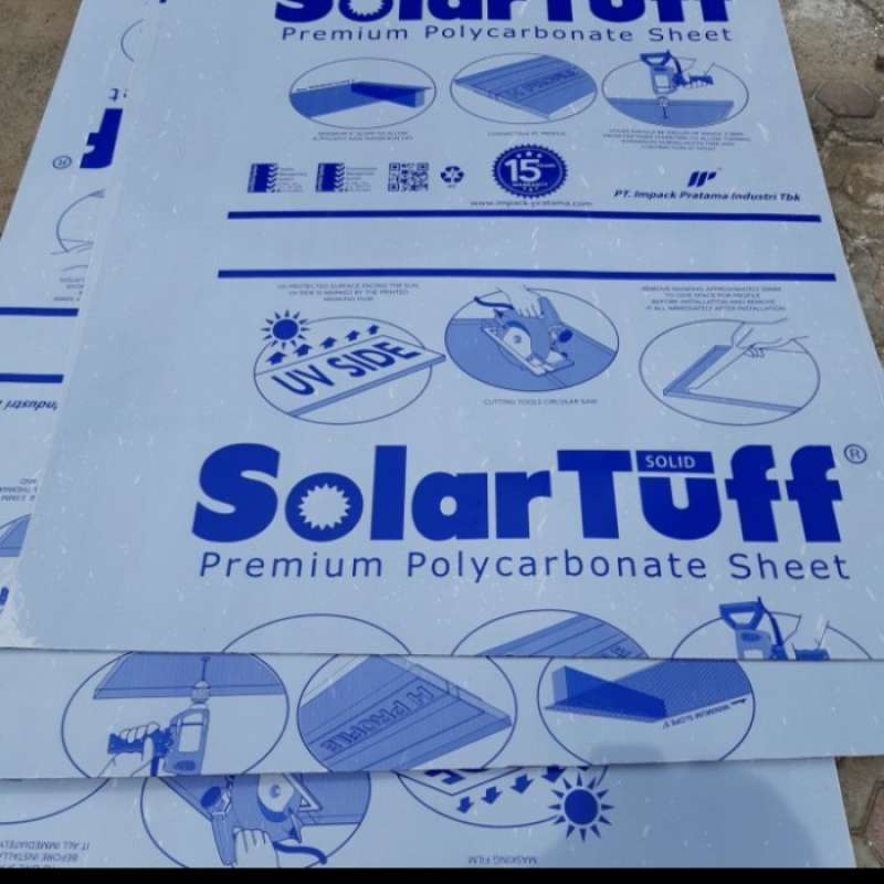 Promo solar plat/solar tuff 1,2mm warna hitam terasparan - Multicolor ...