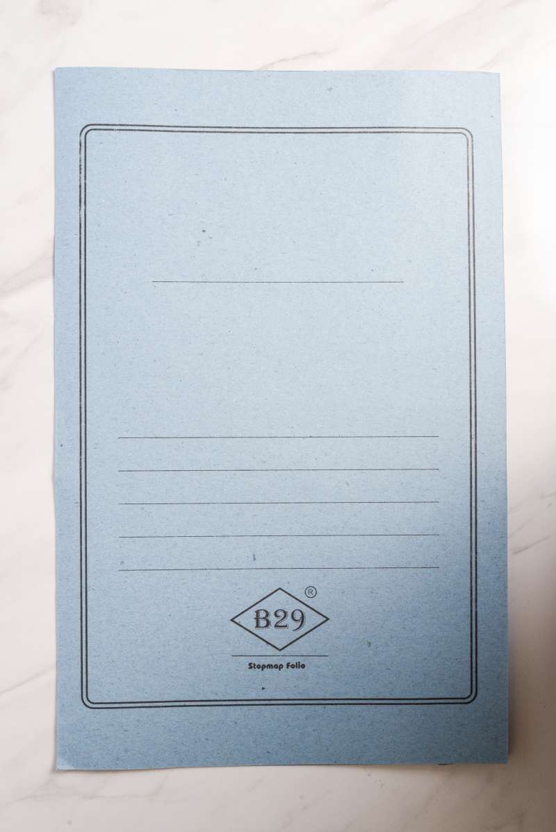 Jual stofmap B29 / Map Kertas Ukuran Folio [ 1 pak / 50 Lembar ] - Biru ...
