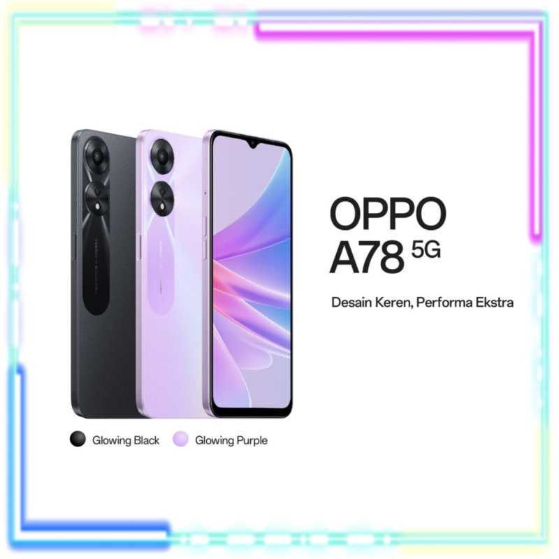 Promo OPPO A78 5G 8/128 NEW GARANSI RESMI Diskon 10% di Seller J3 Shop Official Store - J3 Shop ...