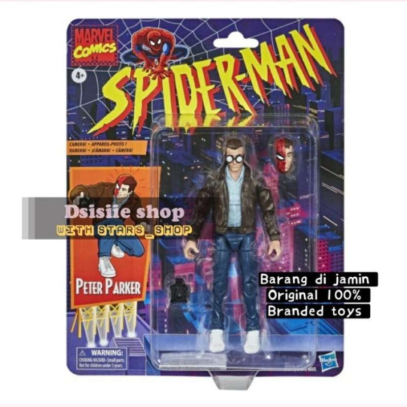 Promo Marvel Comics Spider-Man Camera Peter Parker Figure Hasbro ...
