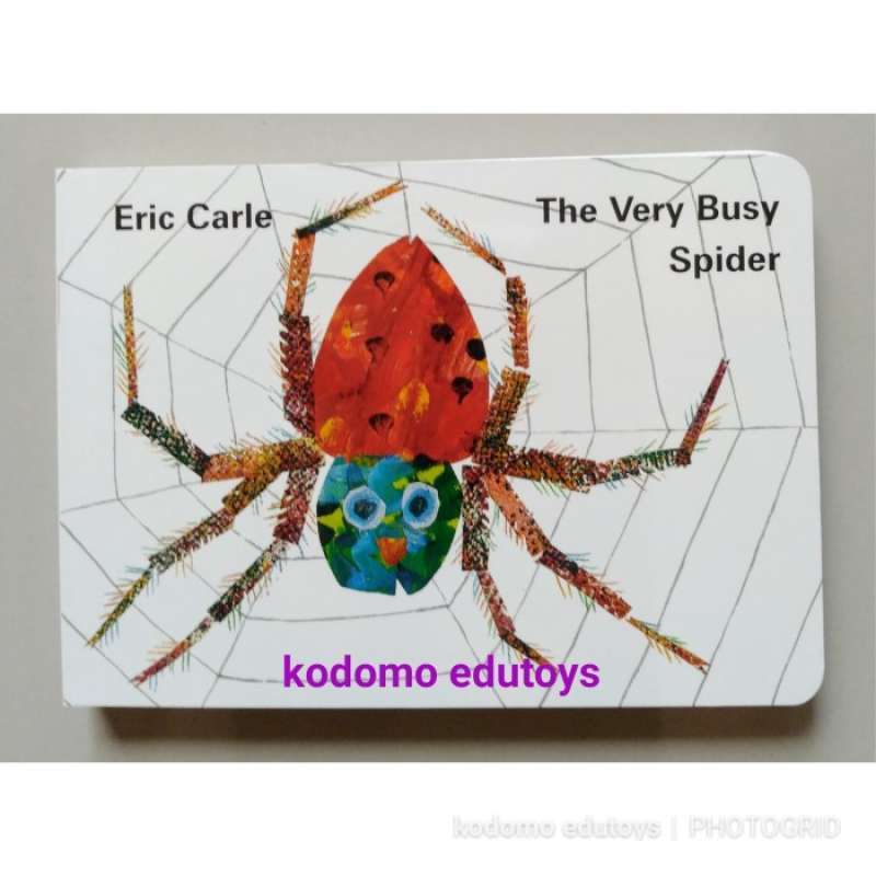 Jual The Very Busy Spider By Eric Carle ( Board Book ),buku Import Anak ...