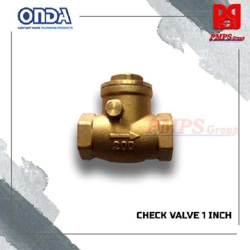 Jual Check Valve 1 inch Onda di Seller PT Pancamas Pipasakti - Padasuka ...