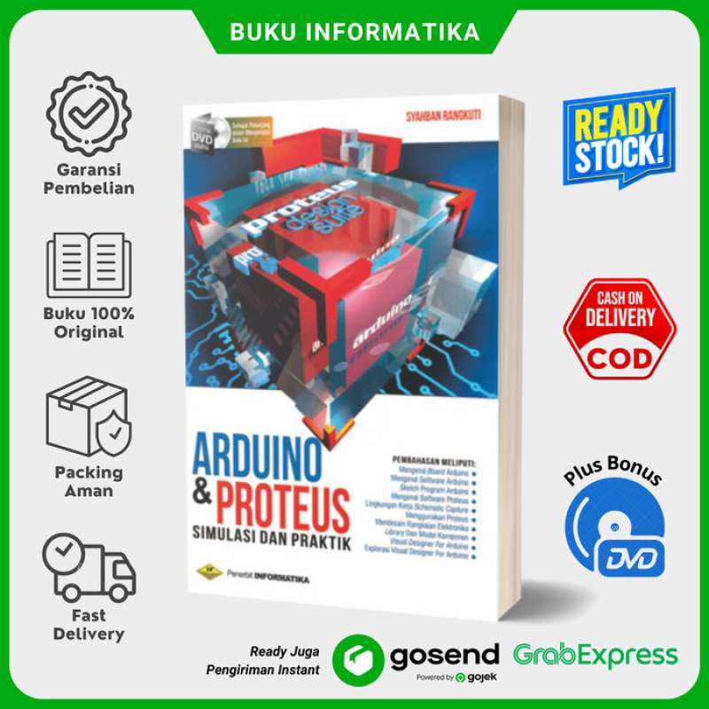 Jual Buku Pemrograman Arduino And Proteus Simulasi Dan Praktik Bonus