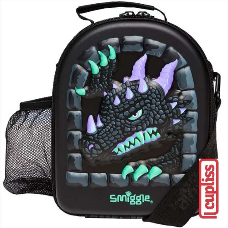 Promo SMIGGLE Lunch Box 444192 Hardtop Curve Hey Black Lunchbox ...